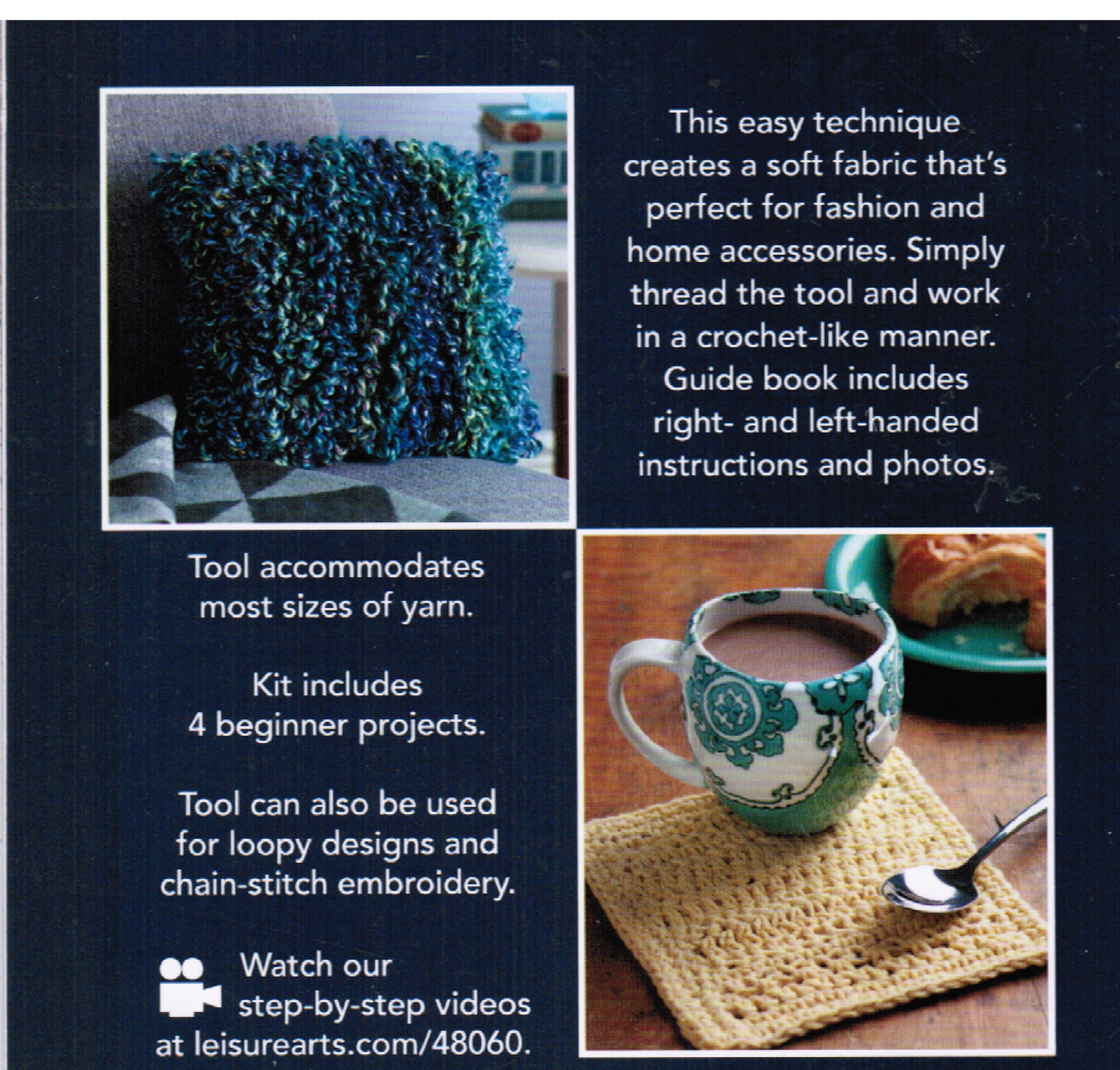 Loop Crochet Tool Kit Learn to Loop Crochet - Etsy