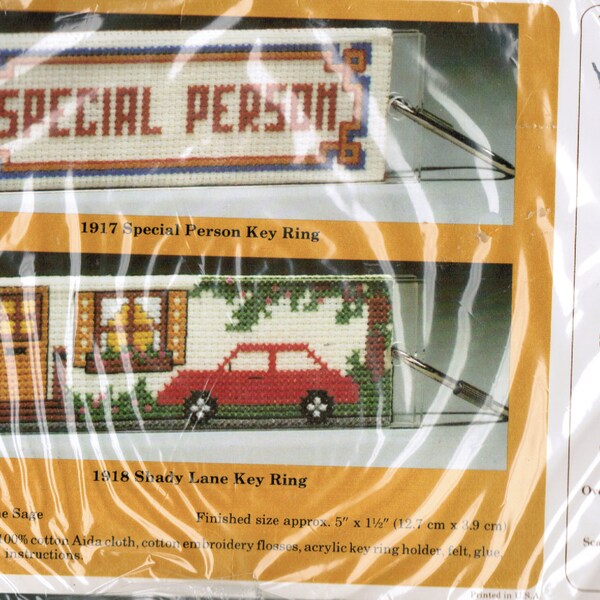 Needlepoint Key Fob - Etsy
