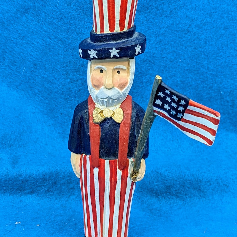 Uncle Sam Figurine - Etsy