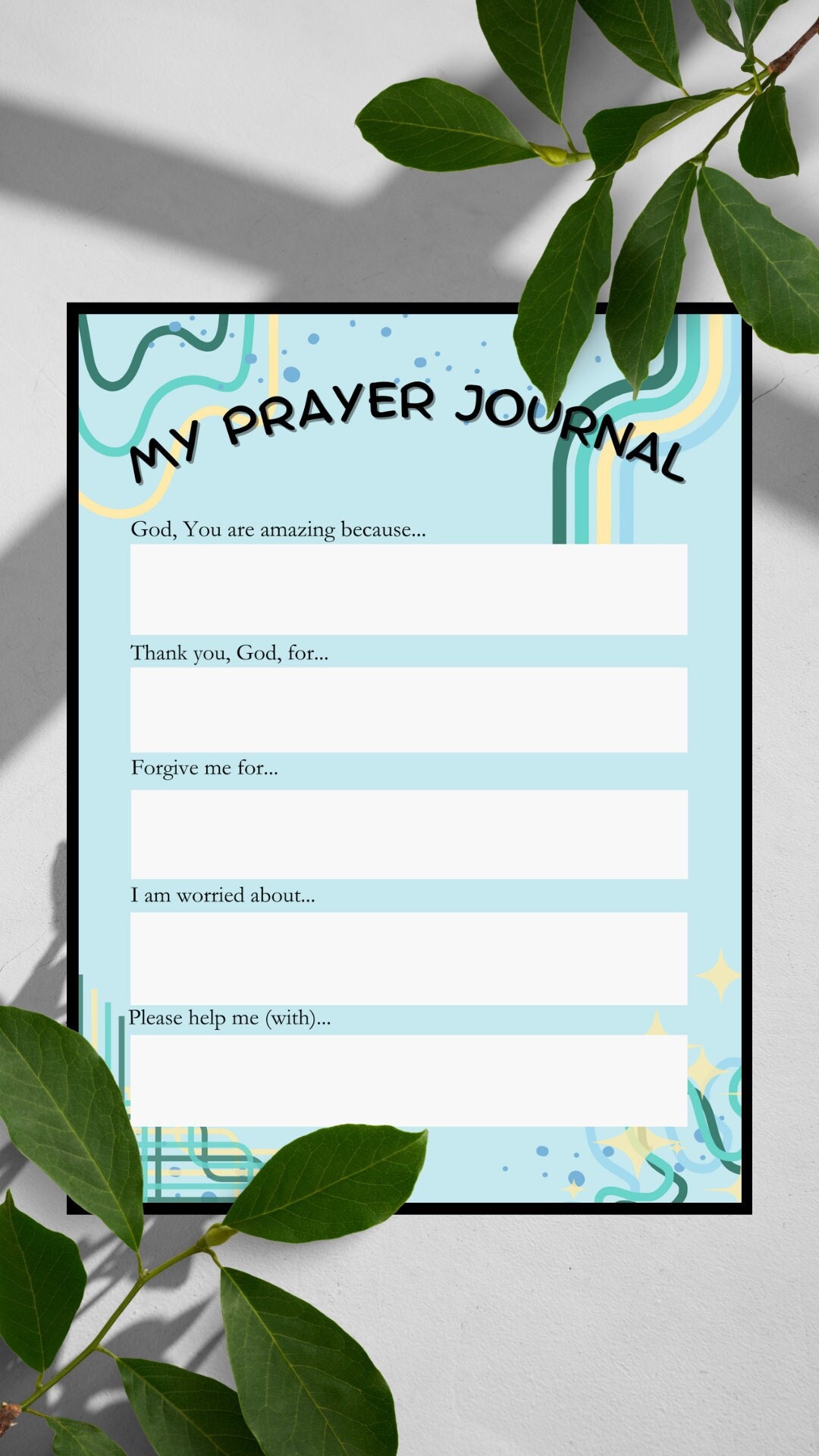 Printable Prayer Map for Kids Trial 1 more and - Etsy UK