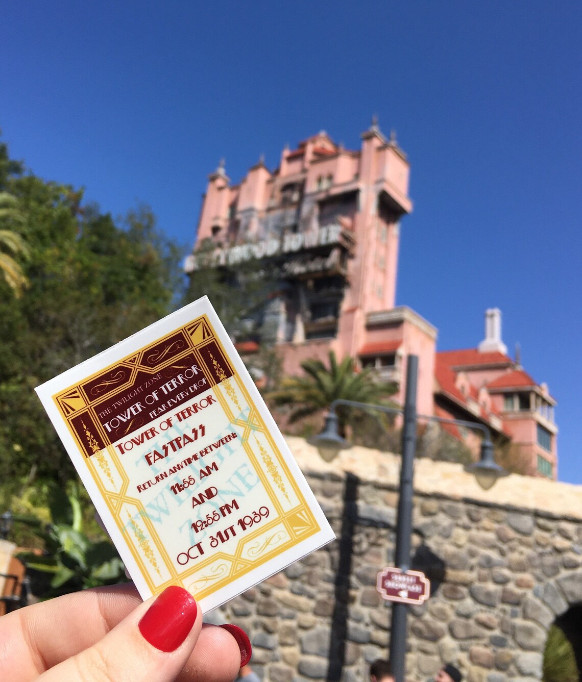 Tower of Terror Fastpass Stickers - Etsy