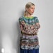 Handmade Knitted Tie-dyed Merino Wool Icelandic-style Sweater With ...
