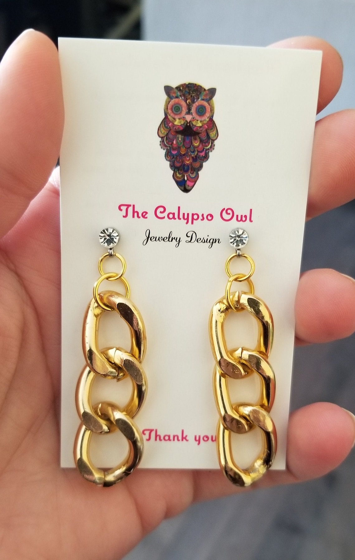 Curb Link Earrings Stunning Chain Link Dangle Earrings - Etsy