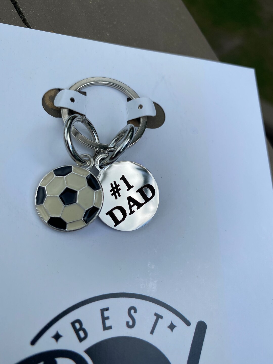 Best Dad Keychain , Father's Day Gifts ,soccer Dad - Etsy