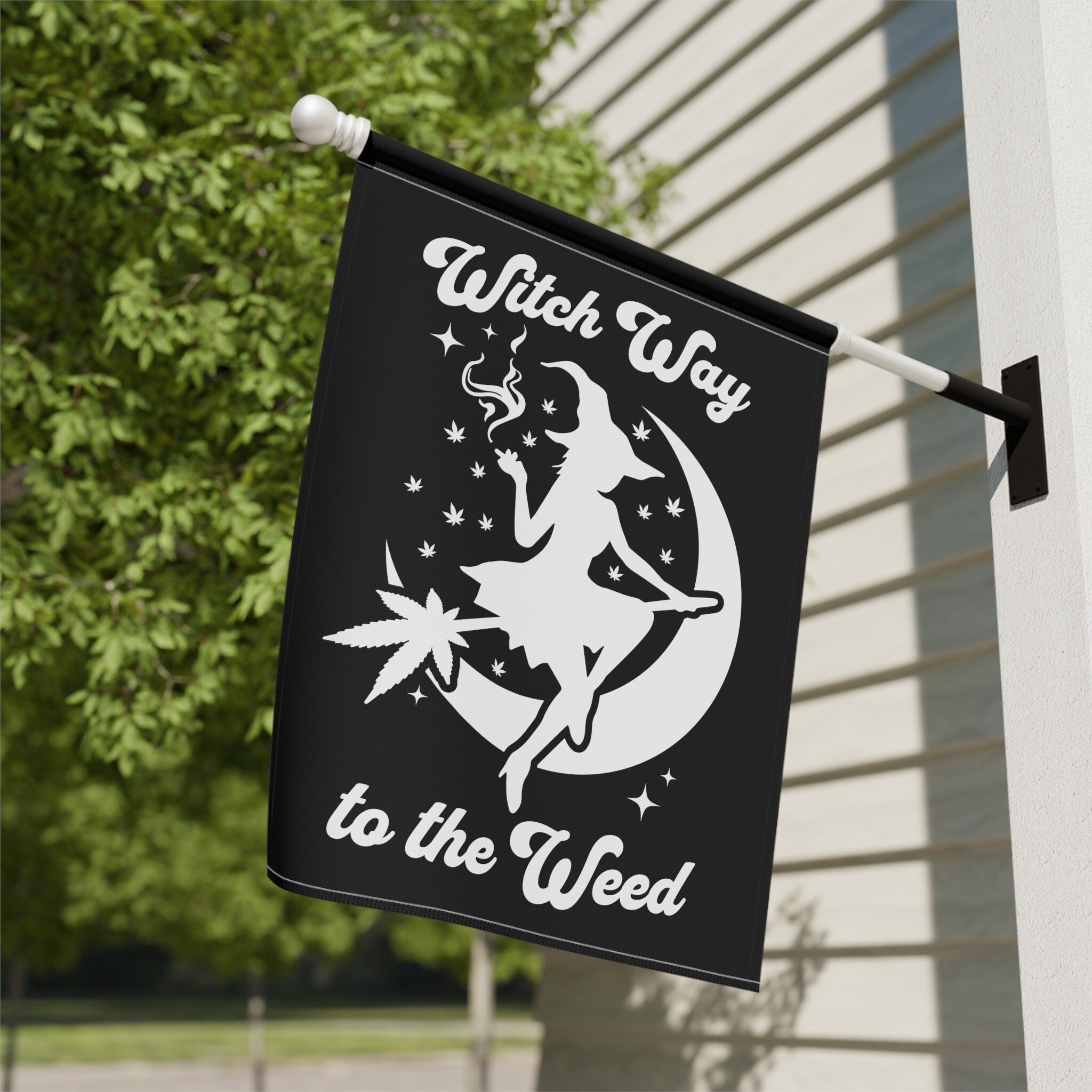 Witches Halloween Garden Flag, Bandera de jardín de brujas Halloween ...