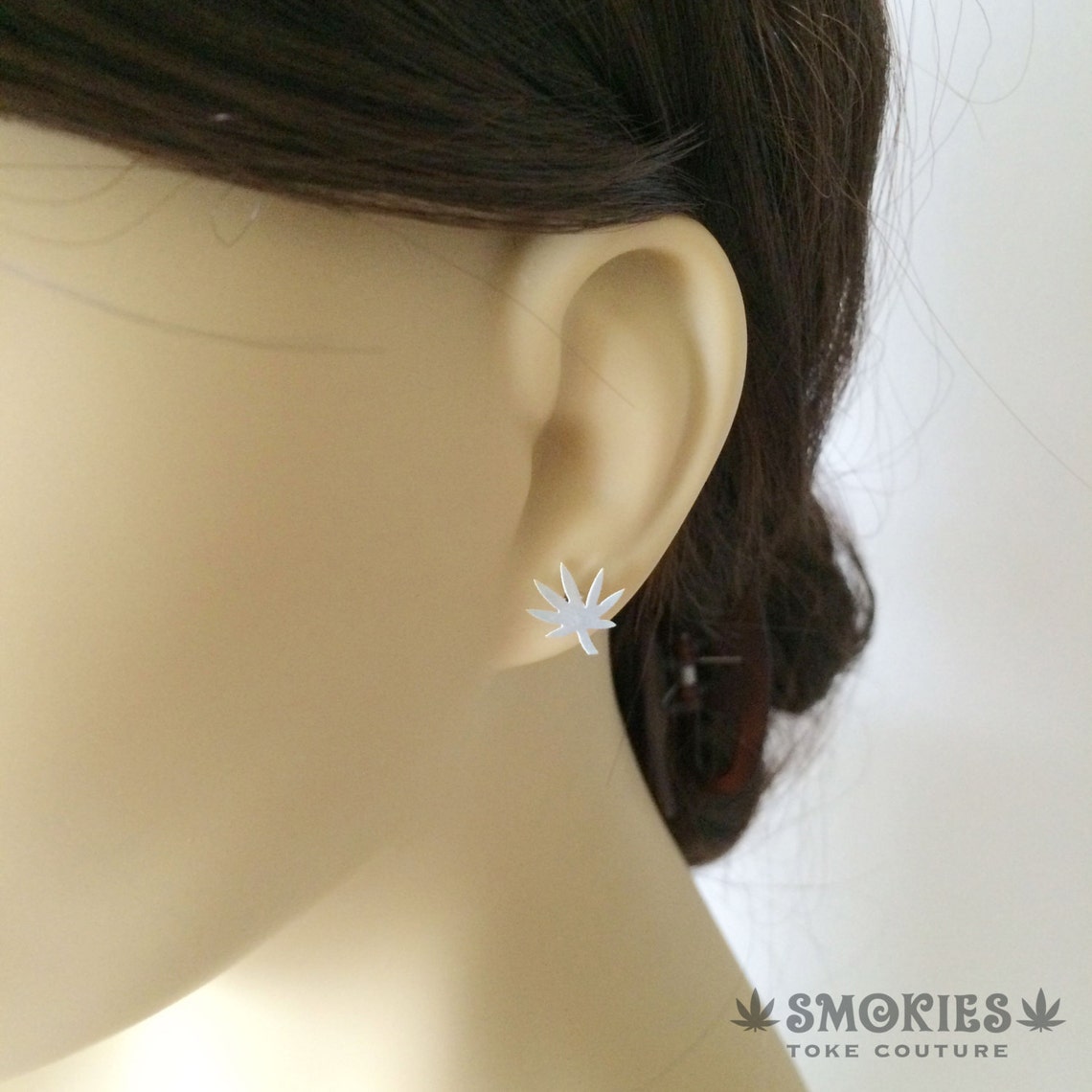 Modern Marijuana Earring Marijuana Earringsilver marijuana - Etsy
