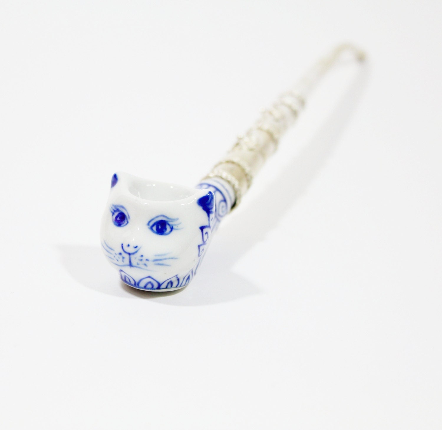 Cat Smoking Pipe