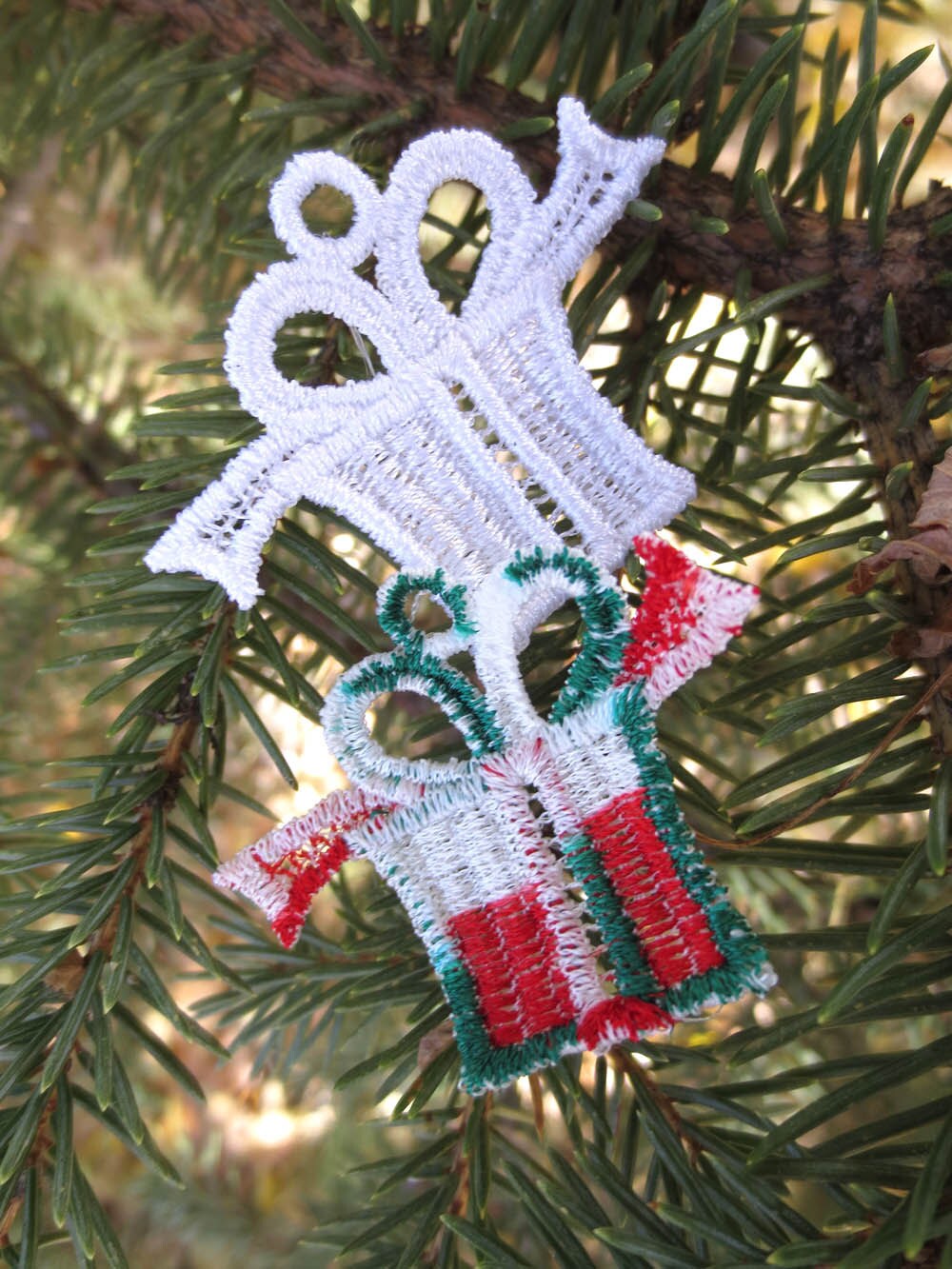 Mini Christmas FSL Ornaments - Etsy