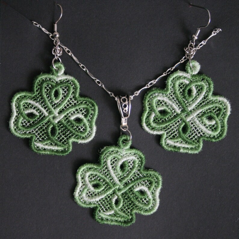 Celtic Shamrock Knot Byzantine Maille Variegated FSL Set - Etsy