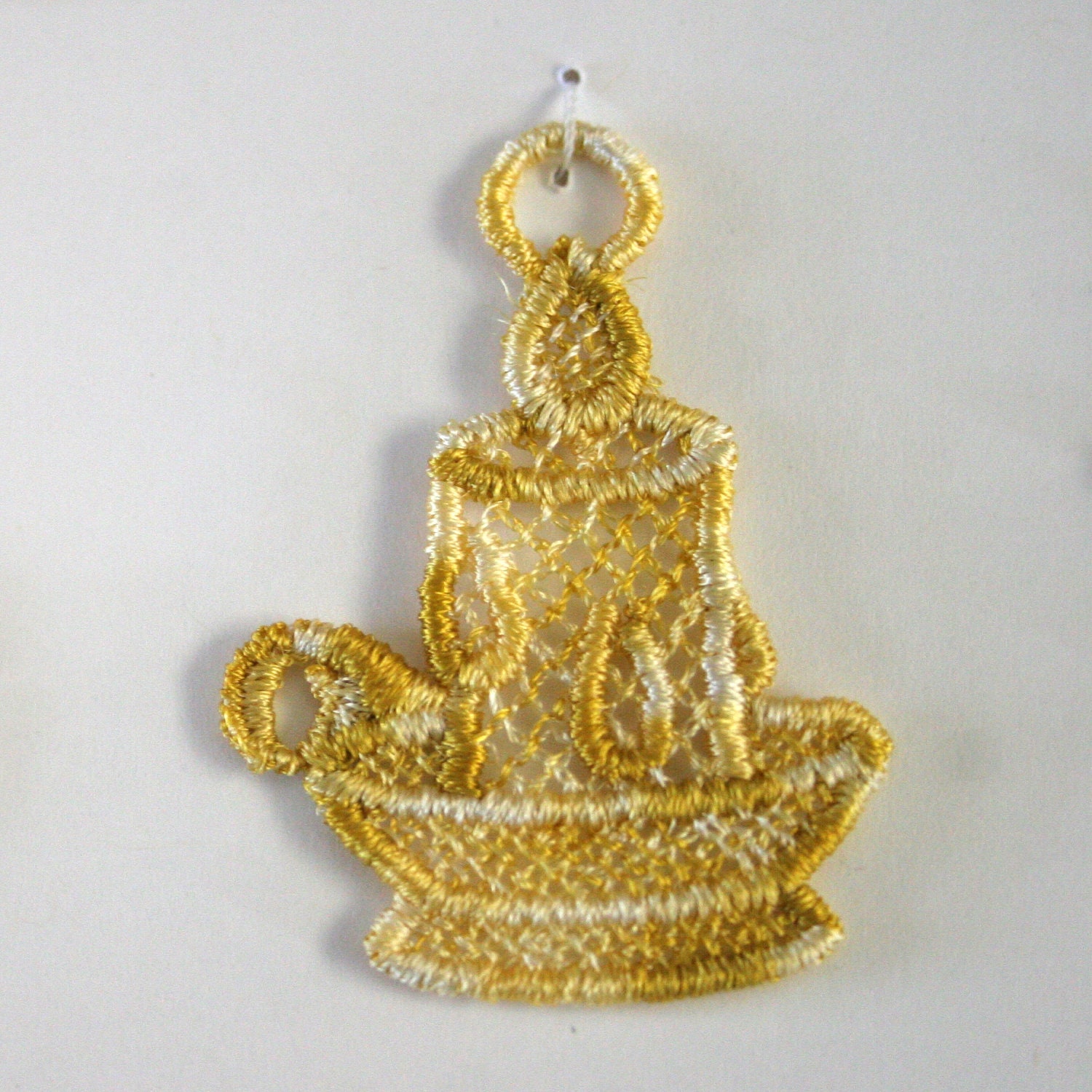 Mini Christmas FSL Embroidered Ornaments - Etsy