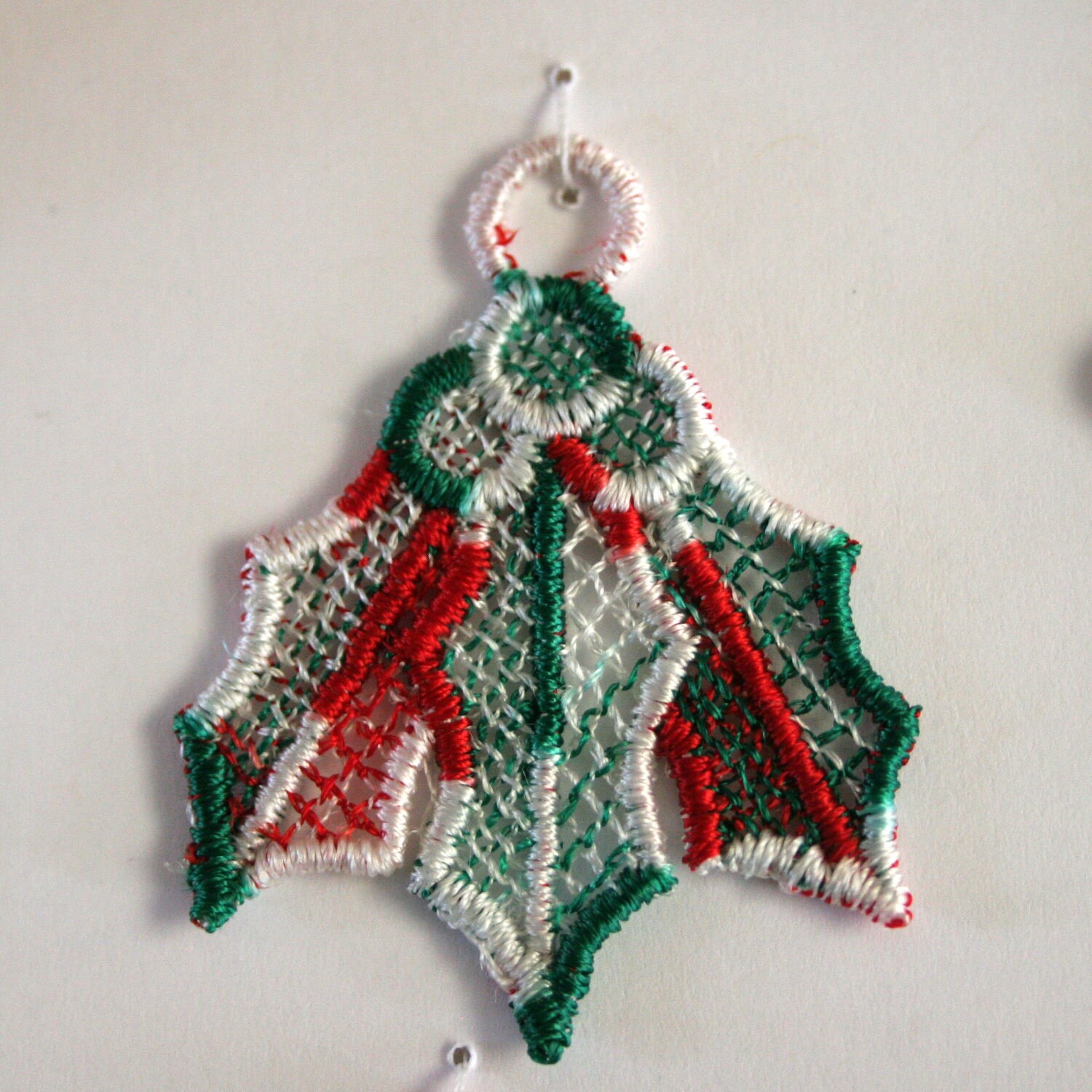 Mini Christmas FSL Embroidered Ornaments - Etsy
