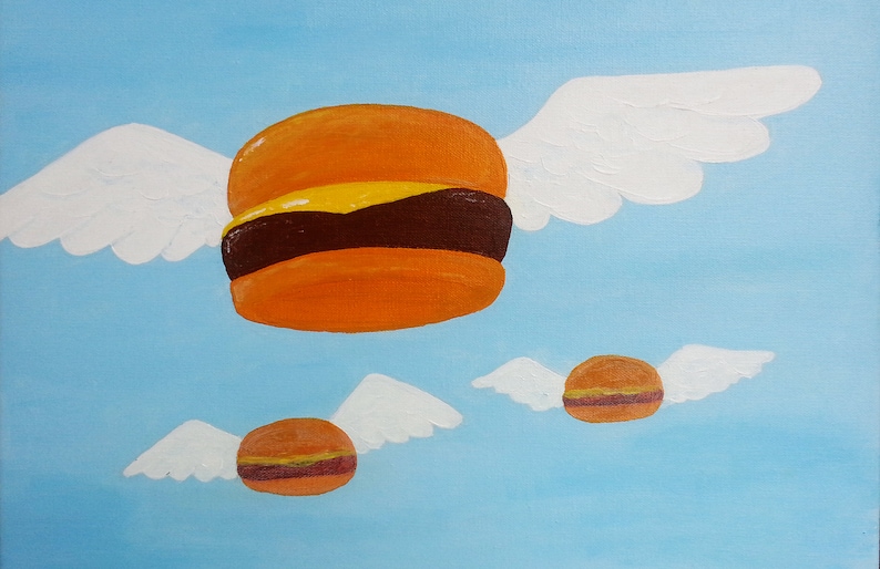 Bob's Burgers - Flying Burgers Poster for Your TV Restaurant Decor - Etsy