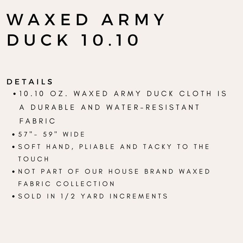 Graphite Gray Waxed Army Duck Canvas – 10.10 Oz, Water Resistant - Etsy