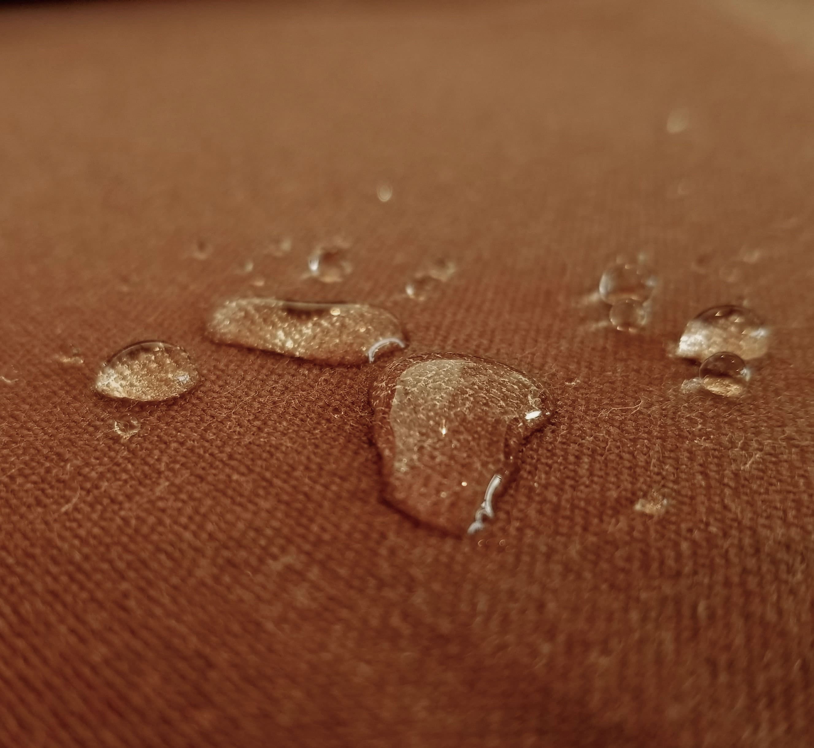 BRUSHED BROWN Waxed Army Duck Canvas Fabric 10.10 Oz. - Sold in 1/2 ...