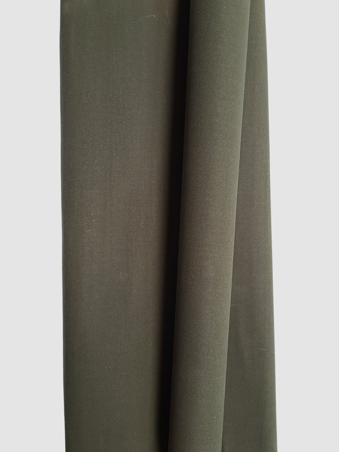 Light Olive Waxed Cotton Canvas Fabric 10oz. - Etsy