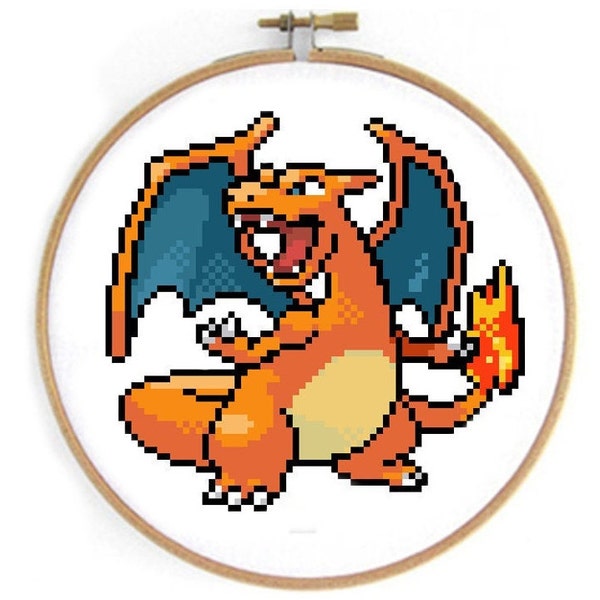 Charizard Pattern - Etsy