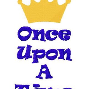 Embroidery Design, Once Upon A Time, Reading Pillow Pocket Embroidery ...