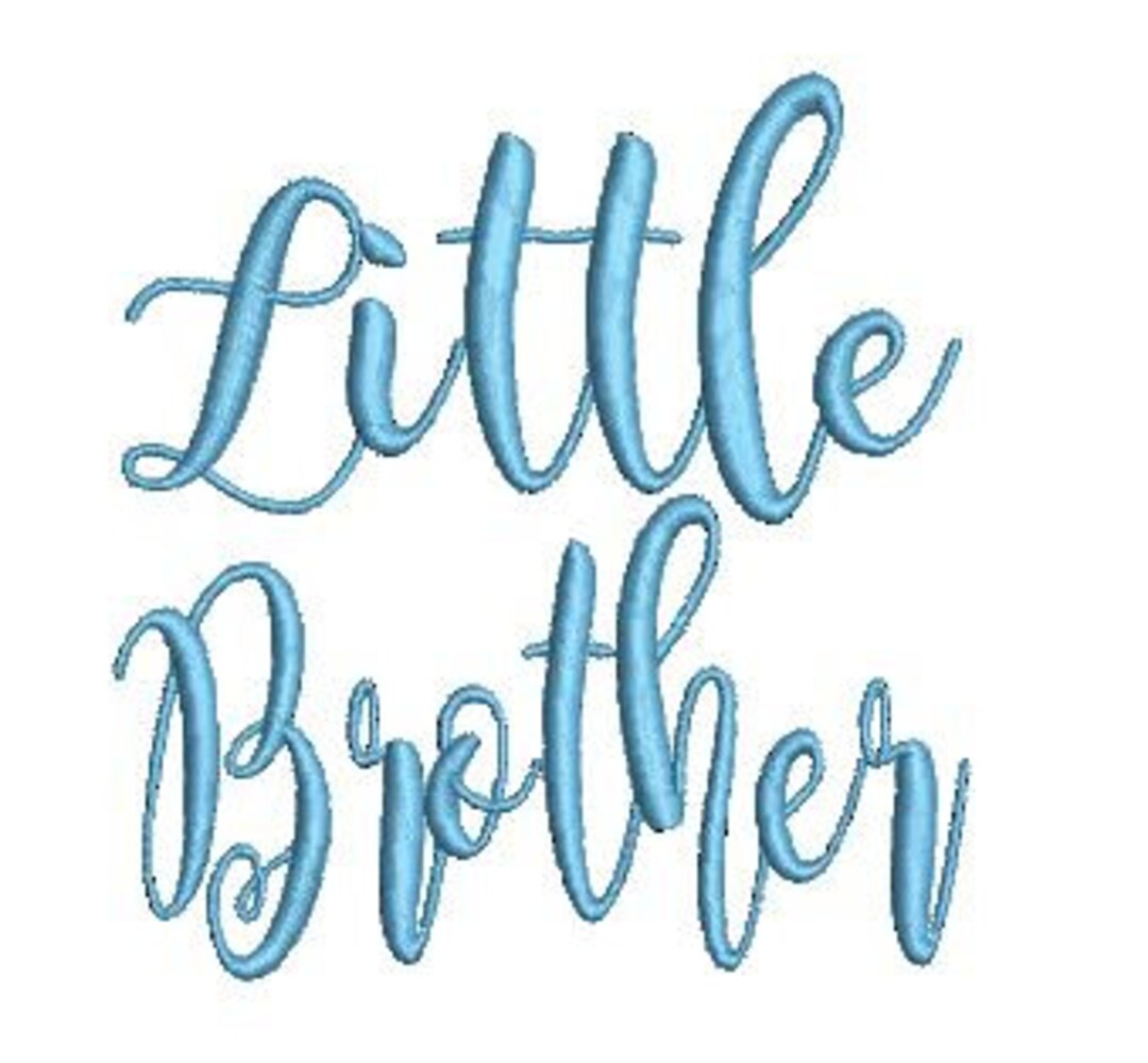 Little Brother Machine Embroidery Designs, 3 Styles, Each Style is 5 ...