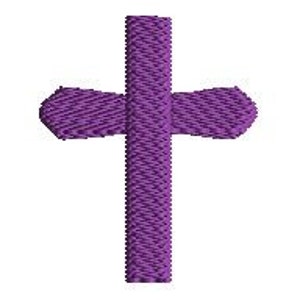 Mini Cross Embroidery Design, 5 Sizes, Filled Stitch Design, Christian ...