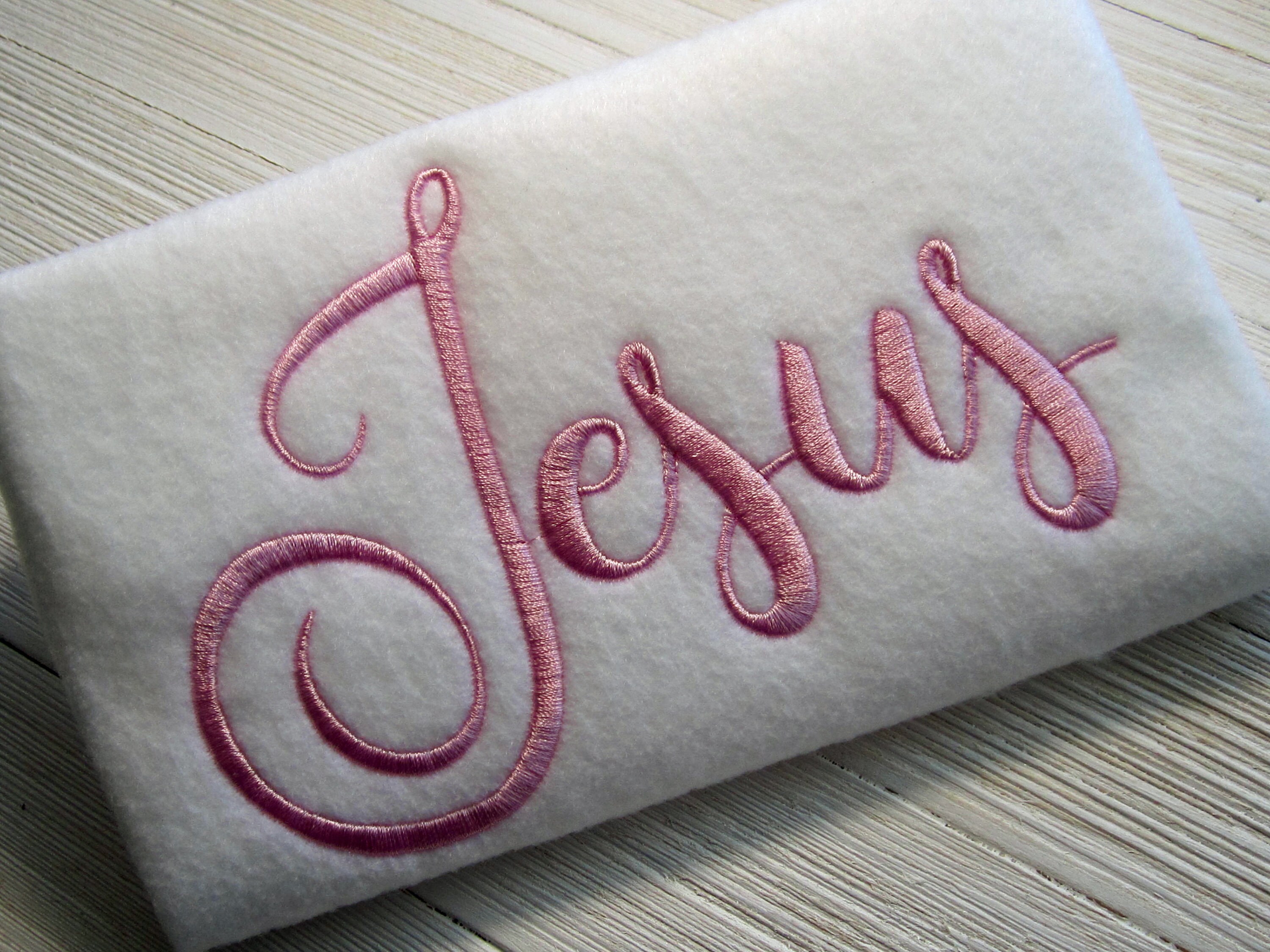 Jesus Embroidery Design Script Wordart Religious Christian | Etsy