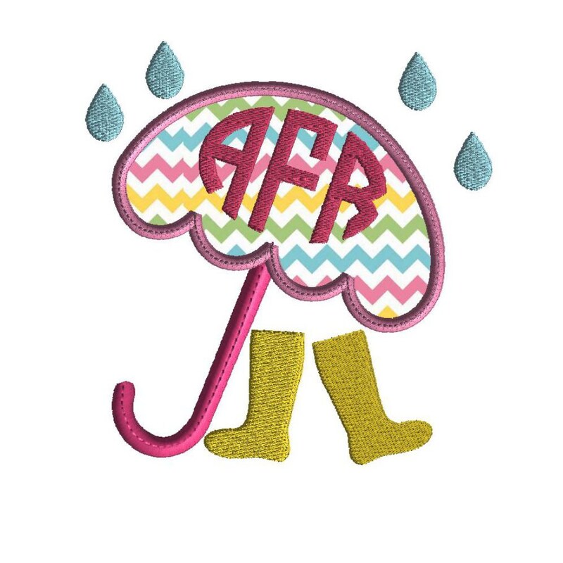 Monogram Rain Boots - Etsy