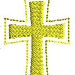 Mini Cross Embroidery Design, 5 Sizes, Filled Stitch, All Designs Fit ...