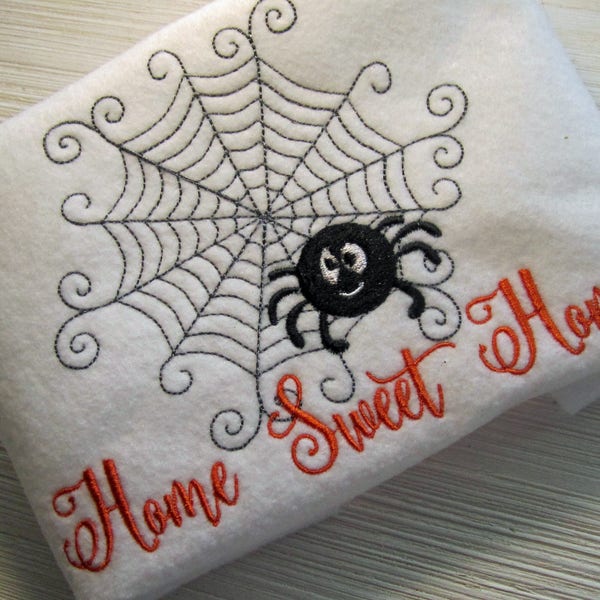 Spider Web Embroidery Design - Etsy