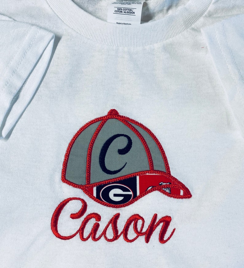 Ball Cap Applique Machine Embroidery Design 7 Sizes | Etsy