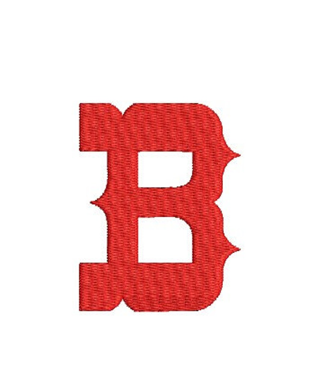 Western B Monogram Letter, Filled Stitch, 5 Sizes, Machine Embroidery ...