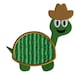 Turtle Cowboy, 5 Sizes, Turtle Applique, Cowboy Hat, Turtle Machine ...