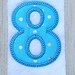 Embroidery Design,number 8 Applique, 3 Size Machine Embroidery Design ...