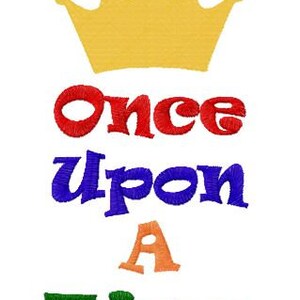 Embroidery Design, Once Upon A Time, Reading Pillow Pocket Embroidery ...