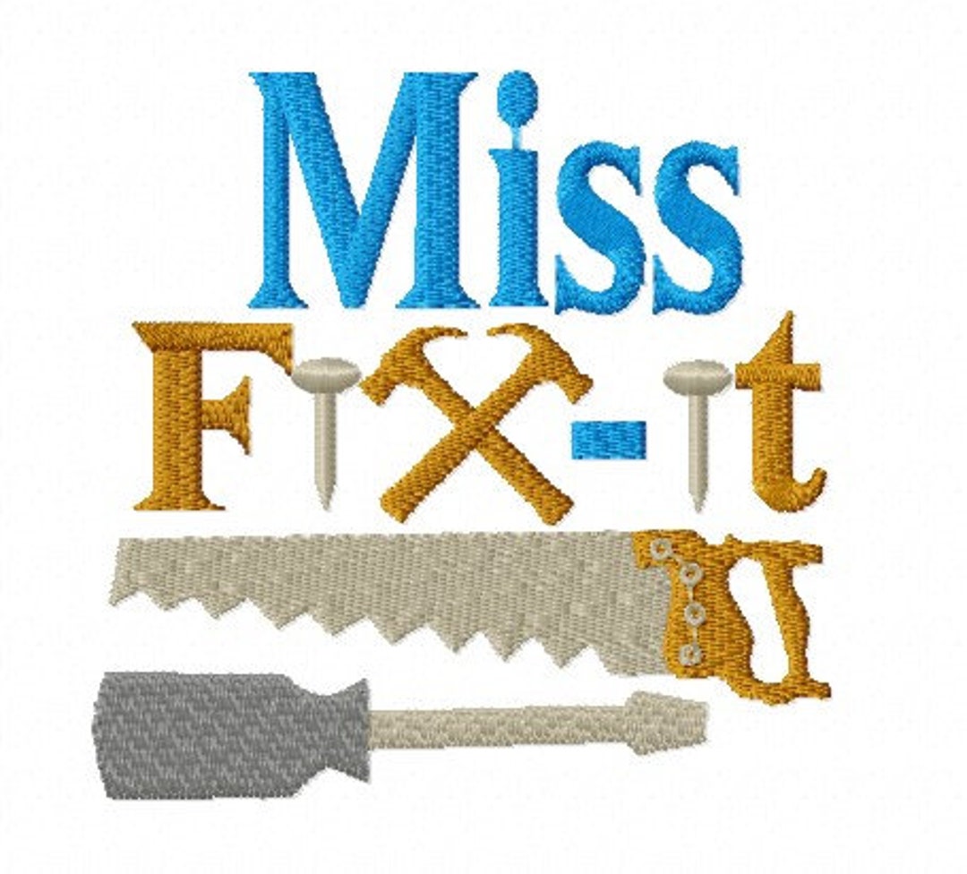 The Fix It Ladies, Ms. Fix-it, Mrs. Fix-it, Miss Fix-it, Machine ...
