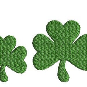 Shamrock Embroidery Design Combo Pack, 3 Shamrock Appliques, 5 Filled ...