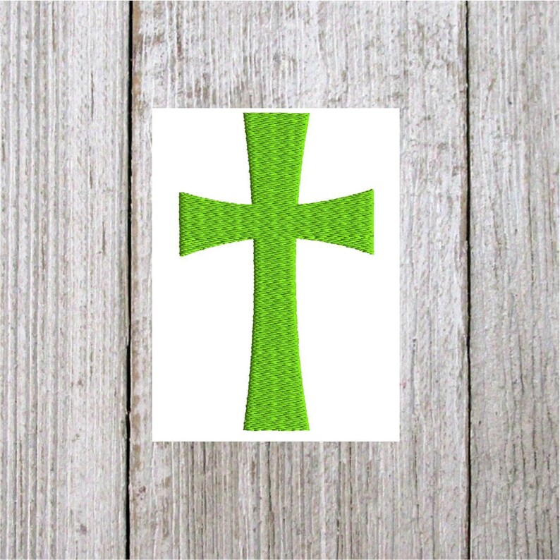 Cross Embroidery Design, Fill Stitch Cross, Machine Embroidery Design ...