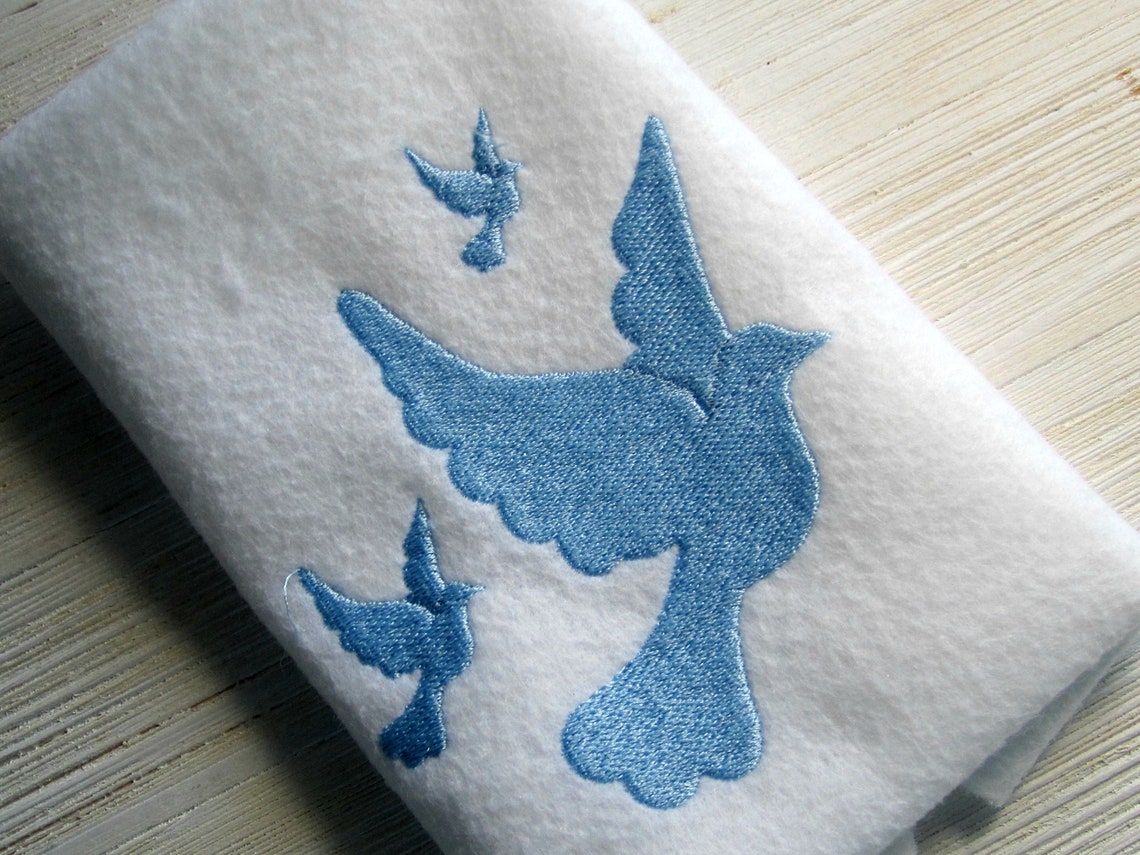 Dove Embroidery Designs Combo Pack Dove Applique 10 Sizes - Etsy
