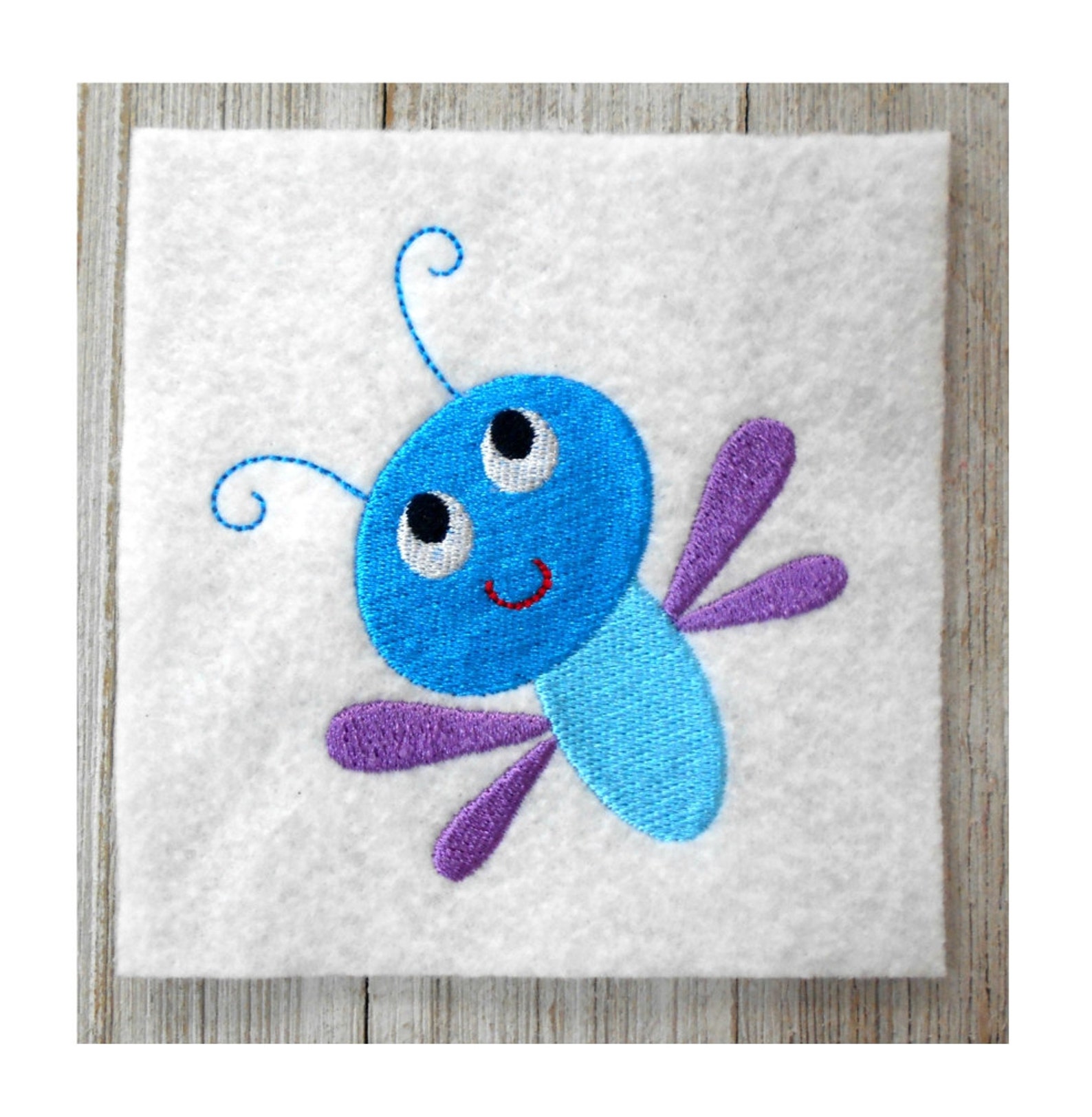 Bug Embroidery Design Filled Stitch Machine Embroidery 2 | Etsy