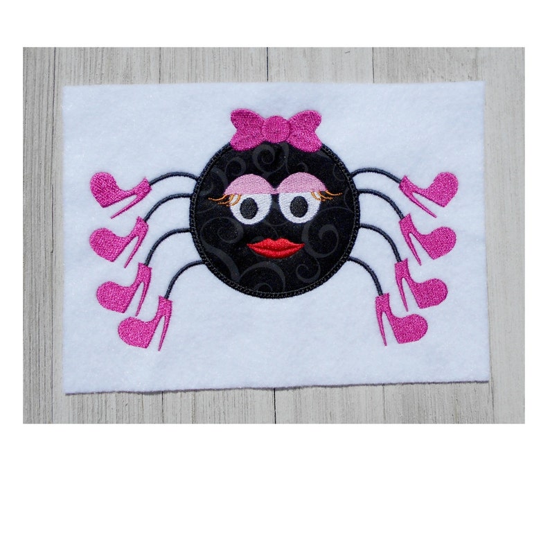 Lady Spider Applique 3 Size Machine Embroidery Design - Etsy