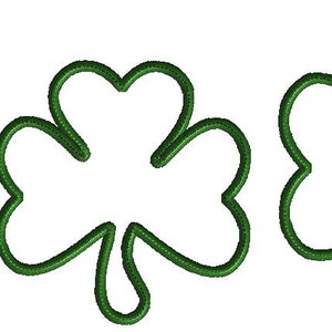 Shamrock Embroidery Design Combo Pack, 3 Shamrock Appliques, 5 Filled ...