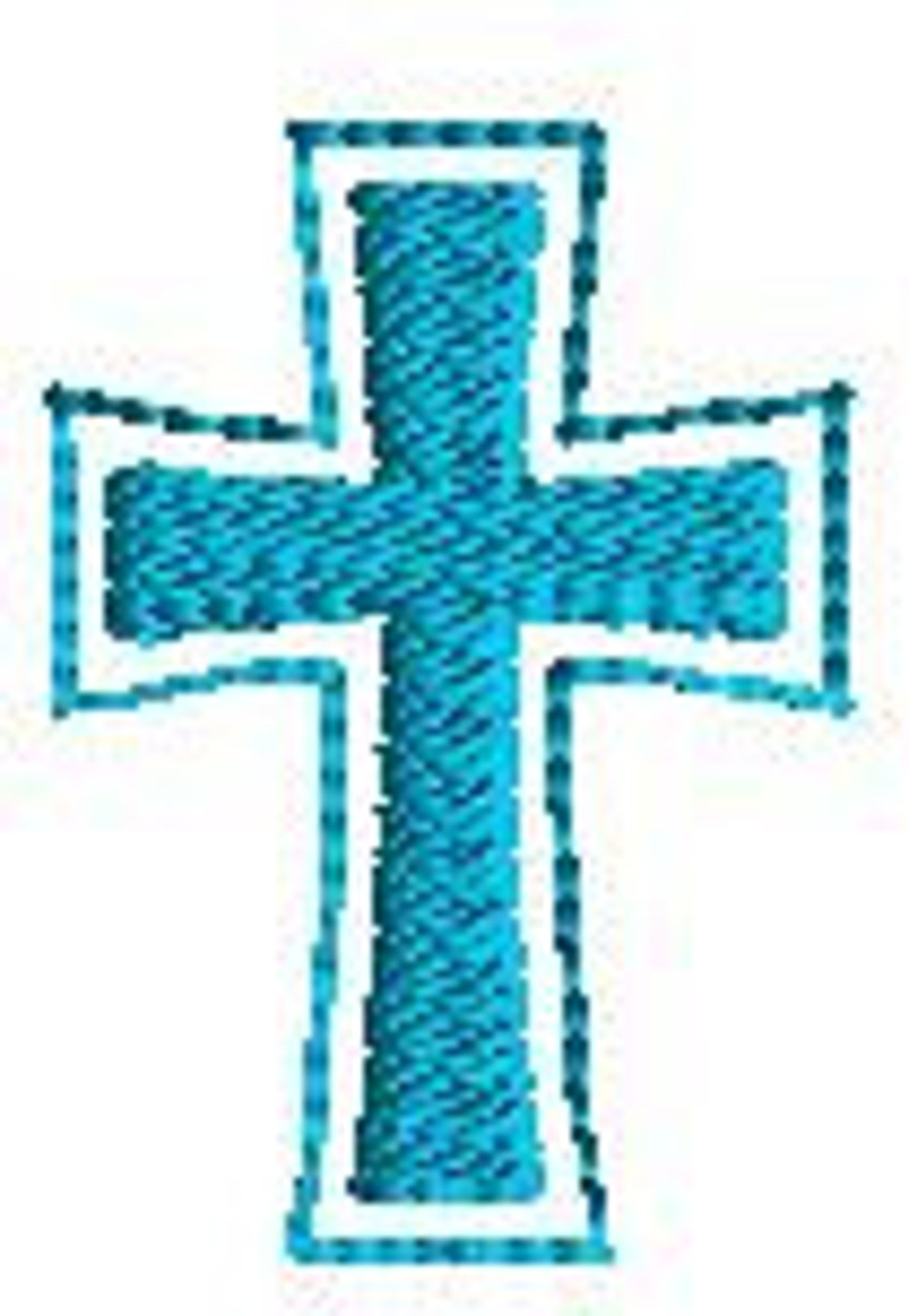 Mini Cross Embroidery Design 5 Sizes Filled Stitch All - Etsy