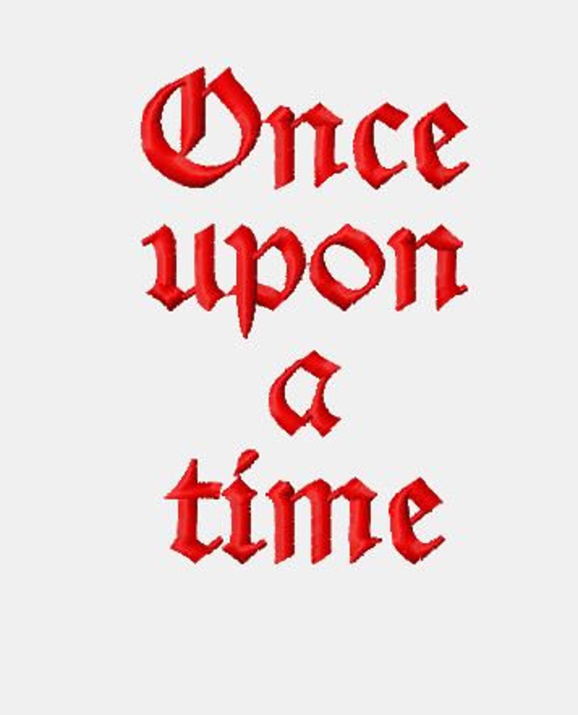 Embroidery Design Once Upon a Time Embroidery Design for - Etsy