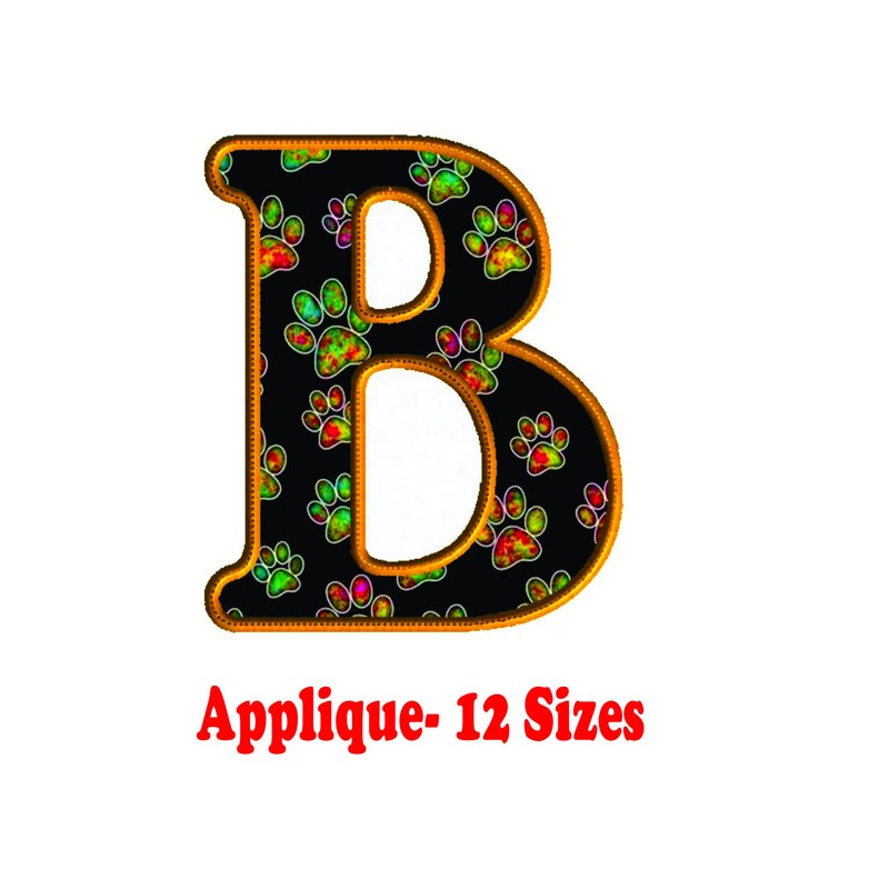 Letter B Embroidery - Etsy