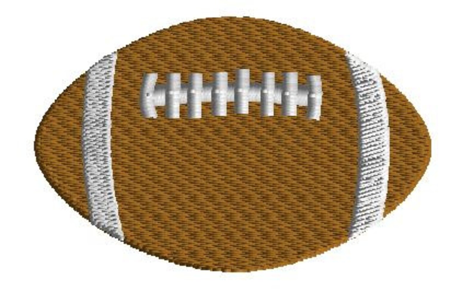 Football Mini Embroidery Design, Filled Stitch, 5 Sizes, Machine ...