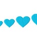 Mini Heart Embroidery Design Very Small, Filled Stitch Heart 5 Sizes ...