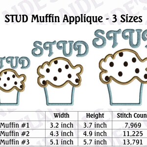 Embroidery Design, Stud Muffin Applique, Monogram Frame, Machine ...
