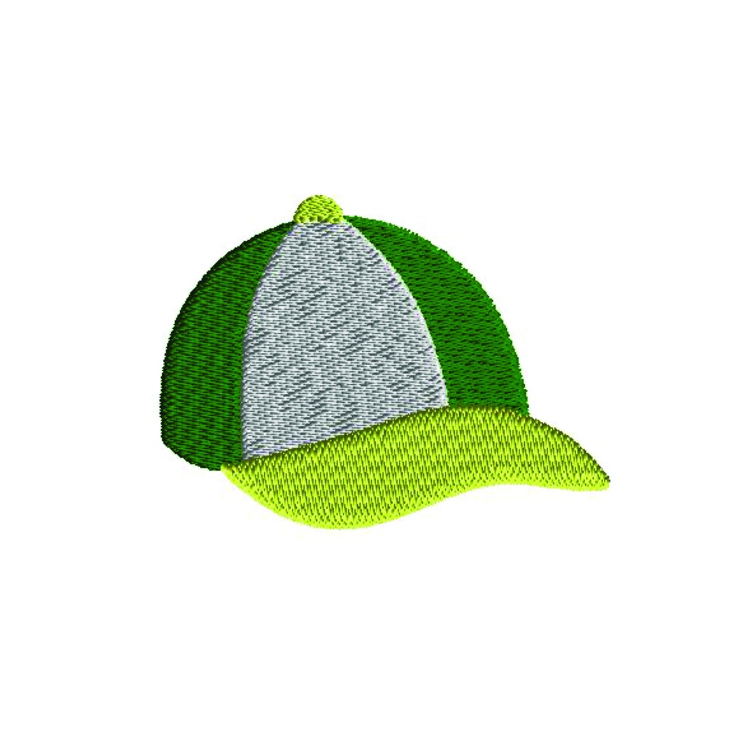 Baseball Cap, 7 Sizes, Filled Stitch Machine Embroidery Design, Sports ...