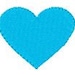 Mini Heart Embroidery Design Very Small, Filled Stitch Heart 5 Sizes ...