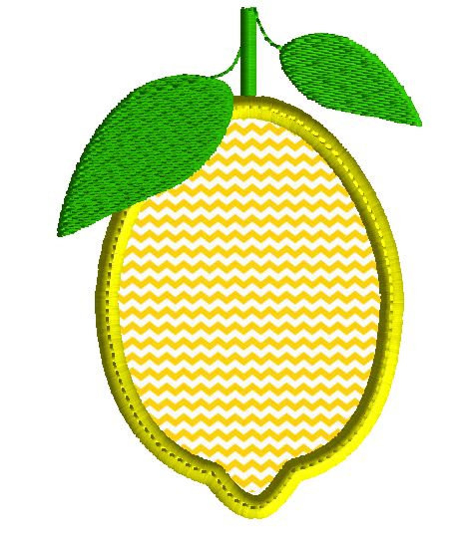 Lemon embroidery design 17 sizes lemon applique machine | Etsy