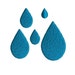 Raindrop Teardrop Applique Machine Embroidery Design 5 - Etsy
