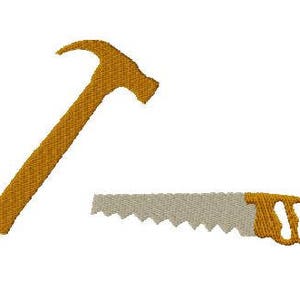 Hammer and Saw Embroidery Design, Tools, Combo Pack, Each Design 10 ...